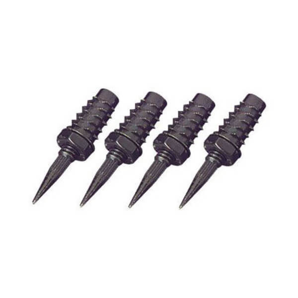 Dayton Audio 3/8" Black Toe Spike Set